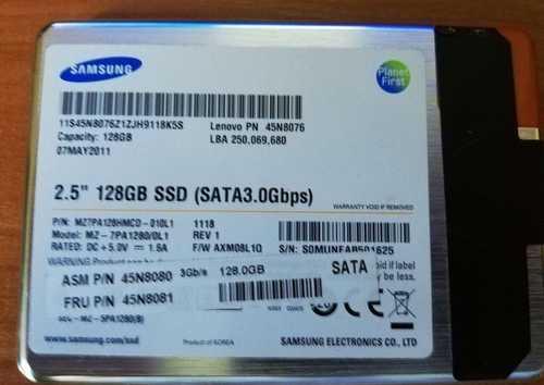 Ssd Samsung 128gb