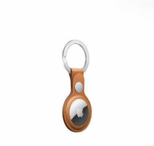 Чехол Apple для AirTag Leather Key Ring коричневый