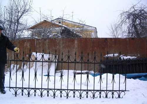 Кованный забор