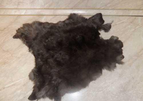 Выделанные шкуры кроликов