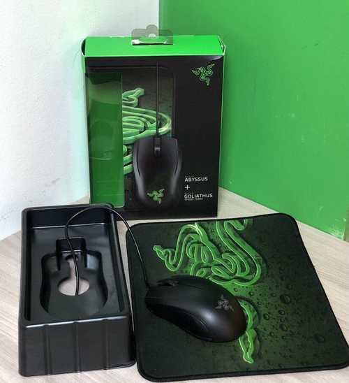 Игровая мышь Razer Abyssus 2000+Goliathus Terra Bl