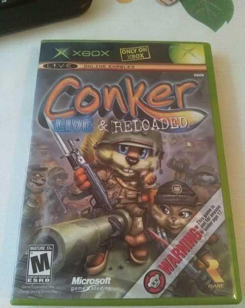 Conker Live and Reloaded XBox Original ntsc