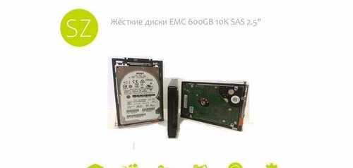 Жёсткие диски EMC 600GB 10K SAS 2.5"