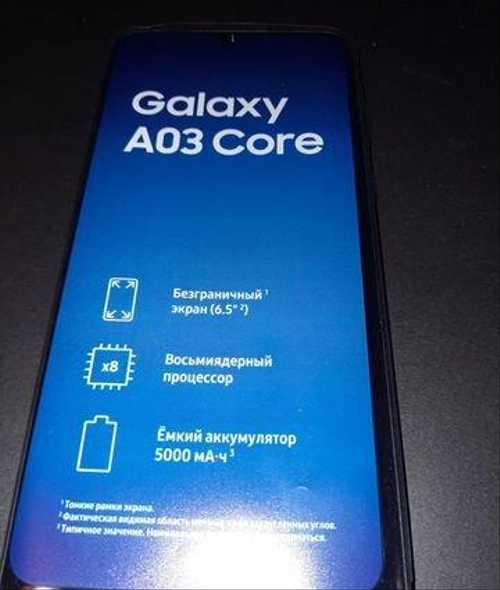 Смартфон Samsung A03 Core 32Gb Black (SM-A032F/DS)