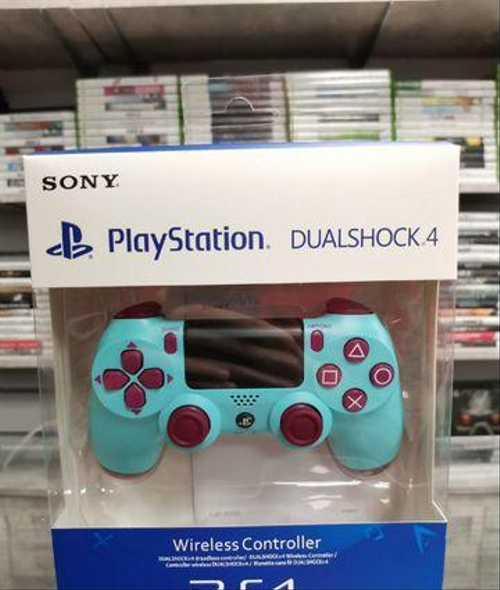 Dualshock4 Бирюза New + Наушники Samsung
