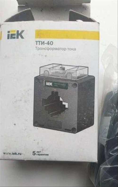 Трансформатор тока тти-40