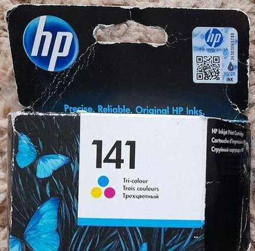 Новый картридж струйный HP 141 (CB337HE) многоцвет