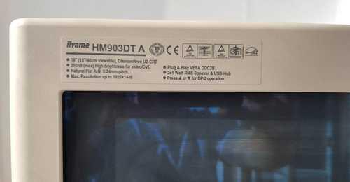 Монитор iiyama HM903DT A 18"/46 см