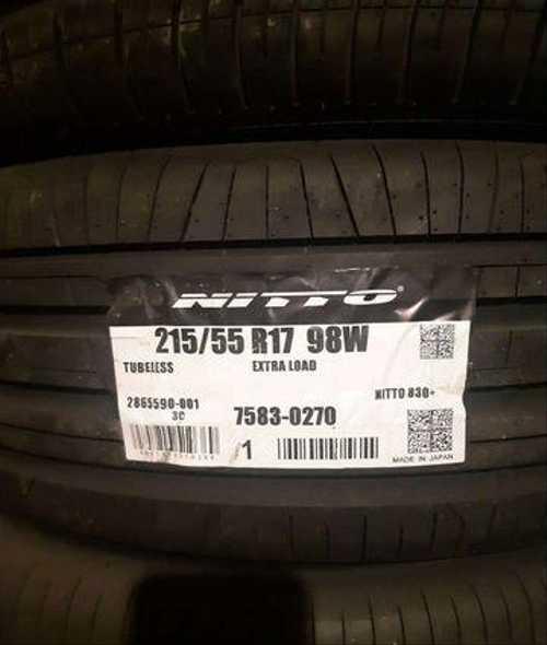 Новые летние шины 215 5517 Nitto NT830 japan r17