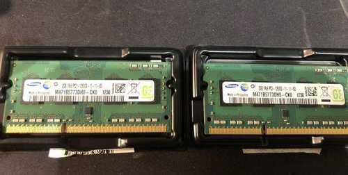 Samsung ddr3 so-dimm m471b5773dh0-ck0 2x2gb