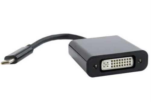Адаптер Cablexpert USB Type-C-DVI-I (A-CM-dvif-01)