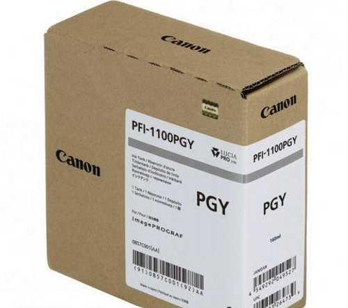 Картридж canon PFI-1100PGY фото-серый 0857C001