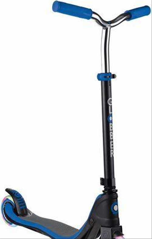 Самокат Globber flow 125 lights (2021) синий Sta15