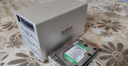 Контейнер на 4 HDD orico 3549RUS3