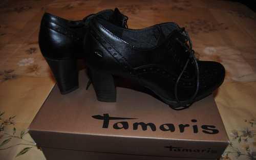 Новые кожаные ботильоны Tamaris