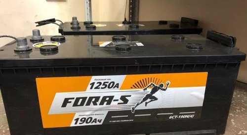 190Ah Комплект аккумуляторов на Камаз Fora-S конус