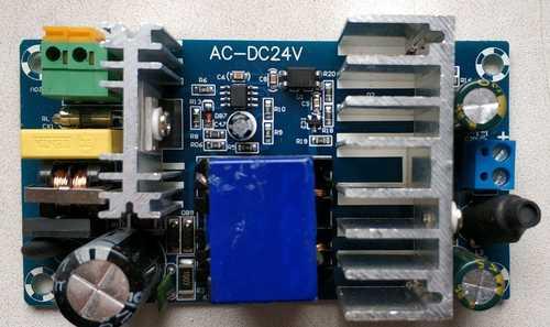 Импульсный блок питания AC 85-265v DC 24V 6A 100W