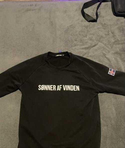 Свитшот sonner af vinden(черный)