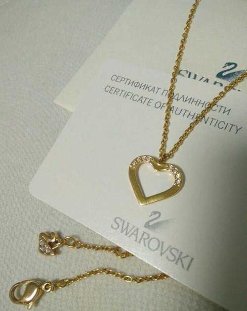 Колье (цепочка/кулон) Swarovski Оригинал