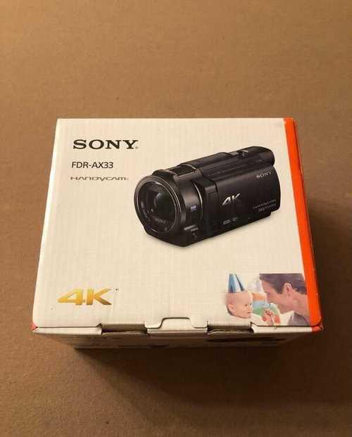 Новый Sony FDR-AX33 Black