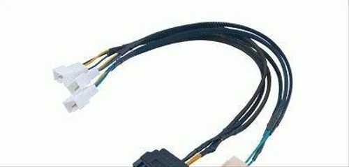 Разветвитель Akasa 4pin PWM 3 x 4pin PWM