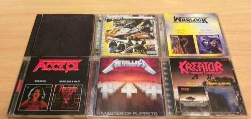 CD "Accept" "Metallica" "Kreator" "Warlock Anthrax