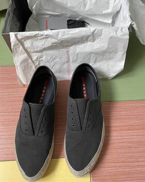 Кеды/Слипоны Prada 42,5-43 оригинал