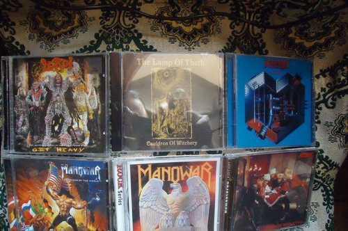 CD диски лицензионные Рок метал