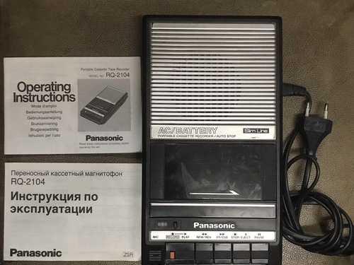 Кассетный м-н Panasonic SlimLine RQ-2104