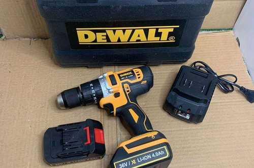 Аккумуляторная дрель шуруповерт DeWalt 36в Мощный