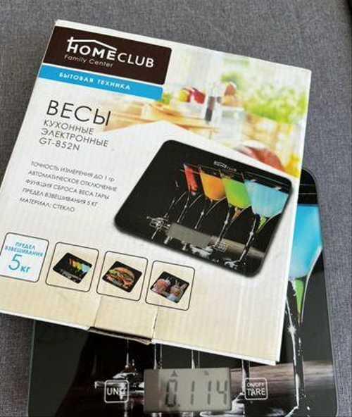 Кухонные весы для еды homeclub gt-852 n