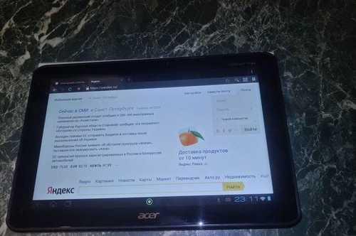 Планшет Acer IconiaTab A700