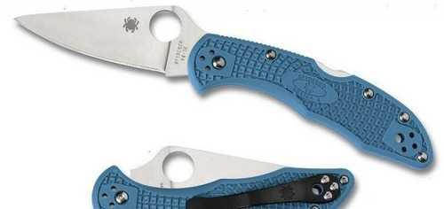 Нож складной Spyderco Delica Blue FRN Handle