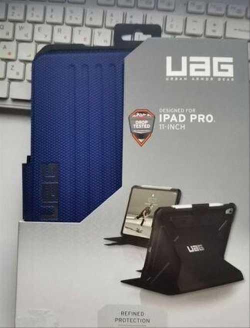 Чехол uag iPad pro 11" синий