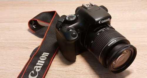 Зеркальный фотоаппарат Canon 1100D + 2 объектива