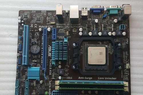 Комплект S-AM3+ AMD760G+FX6300+DDR3 8Gb