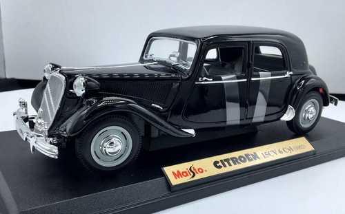 Модель Maisto, 1:18, 1952 Citroen 15CV 6 CYL