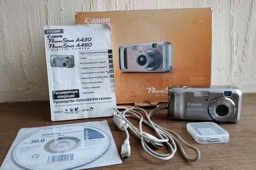 Цифровой фотоаппарат Canon PowerShot A460 рабочий