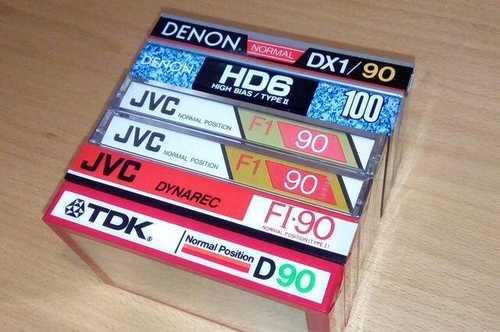 Аудиокассеты JVC, denon,TDK набор