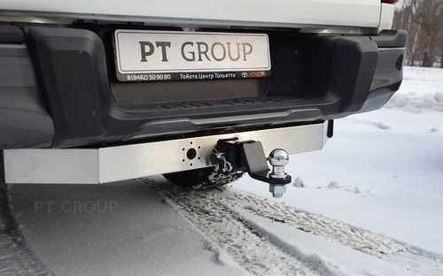 Фаркоп съемный квадрат Toyota Hilux с 2015 г