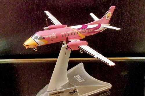 Модель Saab-340 а/к NOK AIR, из металла, 1/200