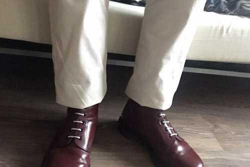 Dr.Martens 101 cherry red smooth бардовые