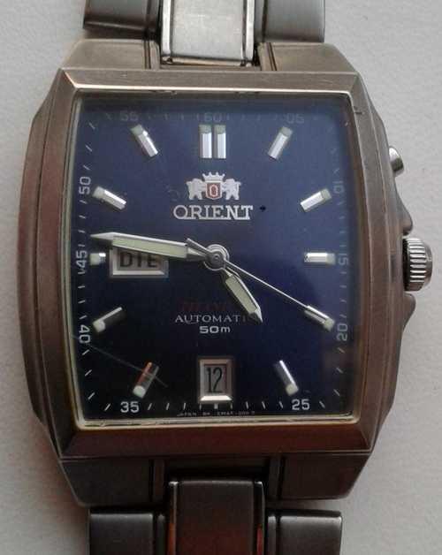 Стильные часы Orient Automatic Titanium + браслет