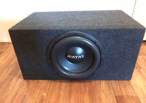 Сабвуфер avatar SST-312D2 в коробе на трубе