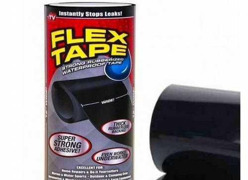 Клейкая лента flex tape сверхсильная 18*152см