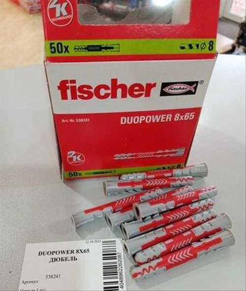 Fischer duopower 8x65 Дюбель универсальный