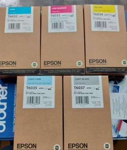 Картридж оригинальный Epson T6032/6033