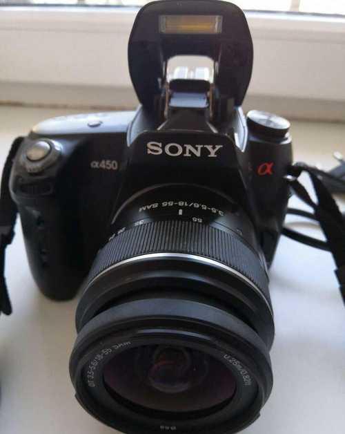 Зеркальный фотоаппарат Sony Alpha 450