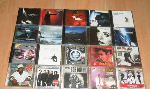 Музыкальные CD, MP3 диски 20шт (цена за всё)