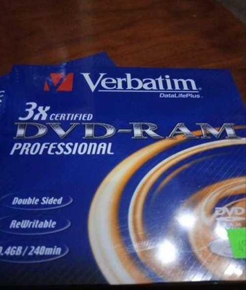 Диск-болванка Verbatim DVD-RAM